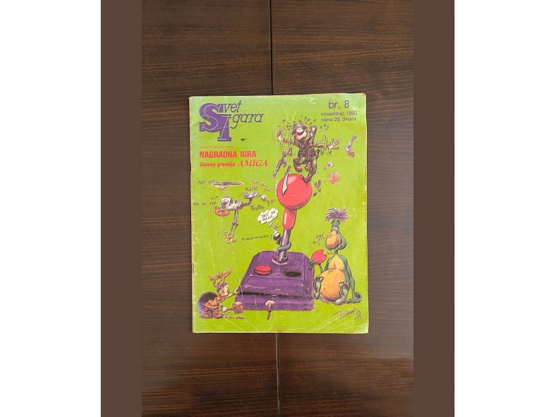 Svet Igara br. 8 (1990) – Commodore 64, Amiga, Atari S