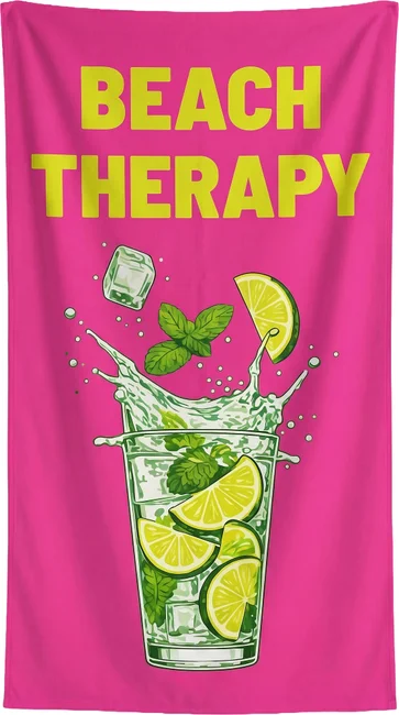 Peškir za plažu Beach Therapy Pink 90x170cm