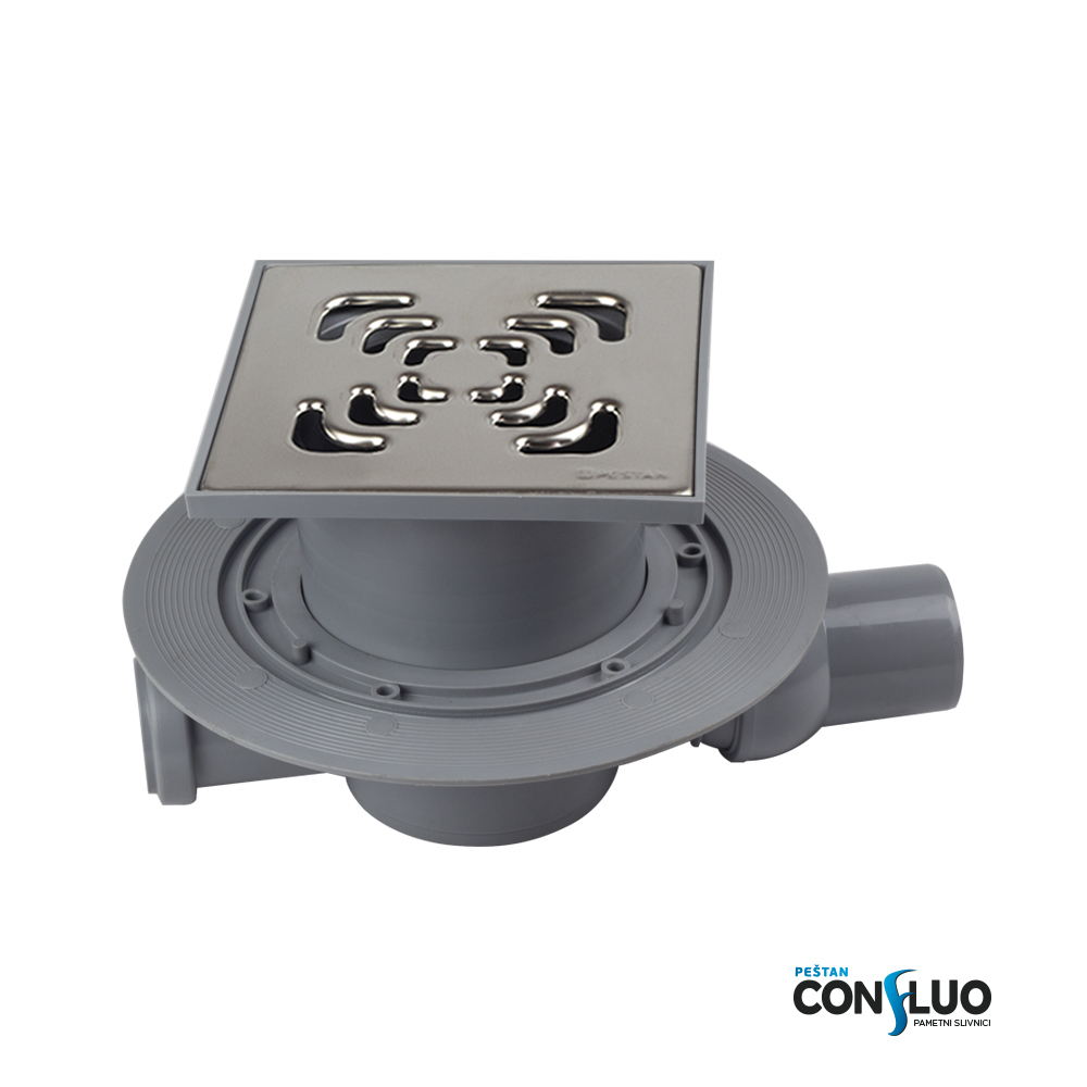 Pvc slivnik CONFLUO STANDARD "SQUARE 2"