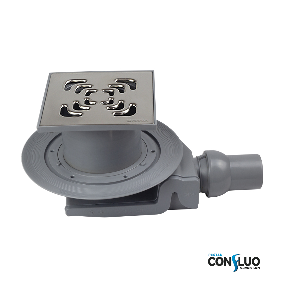 Pvc slivnik CONFLUO STANDARD "SQUARE 4"