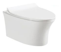 Wc solja konzolna MILAN HIDROSAN [bela,sjaj]