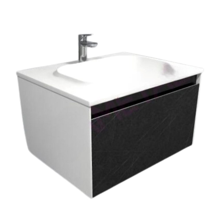 Ormaric konzolni KOLPA - PANDORA OUP 75 BLACK STONE 75x43,6cm [514210] - sa umivaonikom od LM