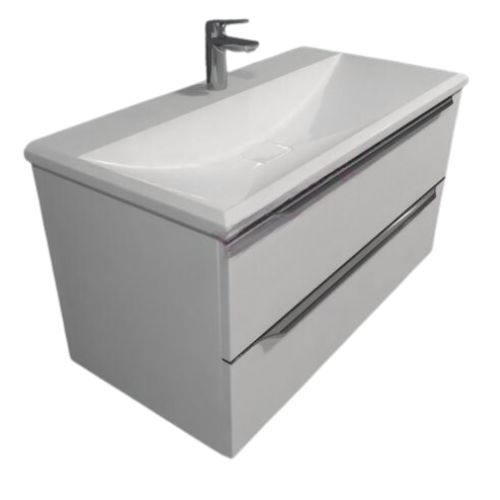 Ormaric konzolni KOLPA - TARA OUT 90 WH MAT 91x49,5cm [528370] - sa umivaonikom od LM