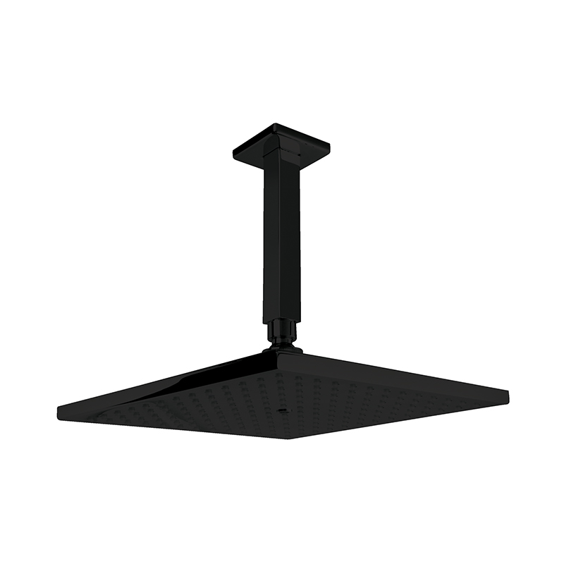 Tus ruza plafonska kvadratna 250mm NEWARC - BLACK [470532B]