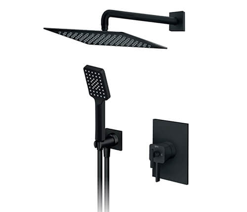 Bat. zidna za kadu termostatska Rosan- Black