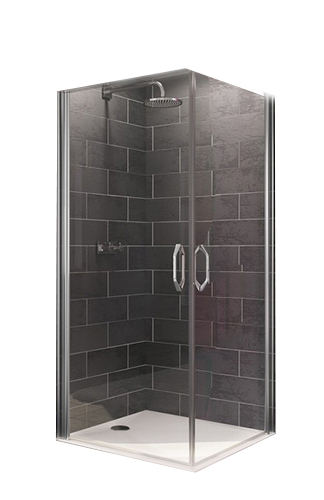 Tus paravan HUPPE - X1-190 polovina 70cm [hrom,transp]