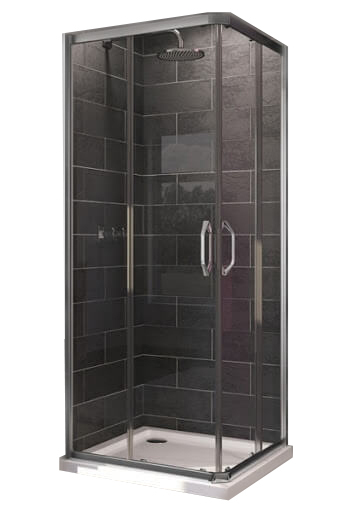 Tus paravan HUPPE - X1-190 kabina 80x80 [hrom,transp]
