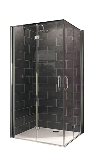 Tus paravan HUPPE - X1-190 vrata 80cm [hrom,transp]