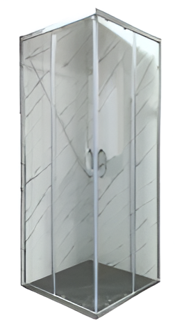 Tus paravan SGL-2202C 80x80/200cm - HYDROFIT [5/6mm, chrome]