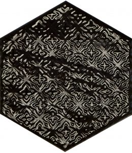 Podna plocica DEC. RAIN NERO 19.8x22.8 [porcelan]