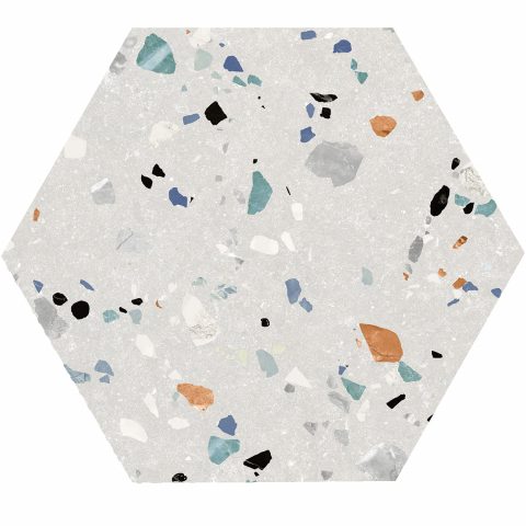 Podna plocica HEX. GOBI BIANCO 20x24 [porcelan]