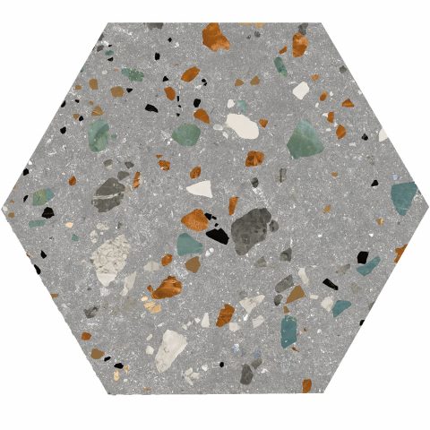Podna plocica HEX. GOBI GRIGIO 20x24 [porcelan]