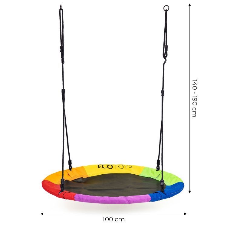 DEČIJA BAŠTENSKA LJULJAŠKA MULTICOLOR ECOTOYS