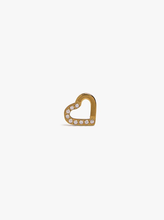 HEART PIERCING - STAINLESS STEEL