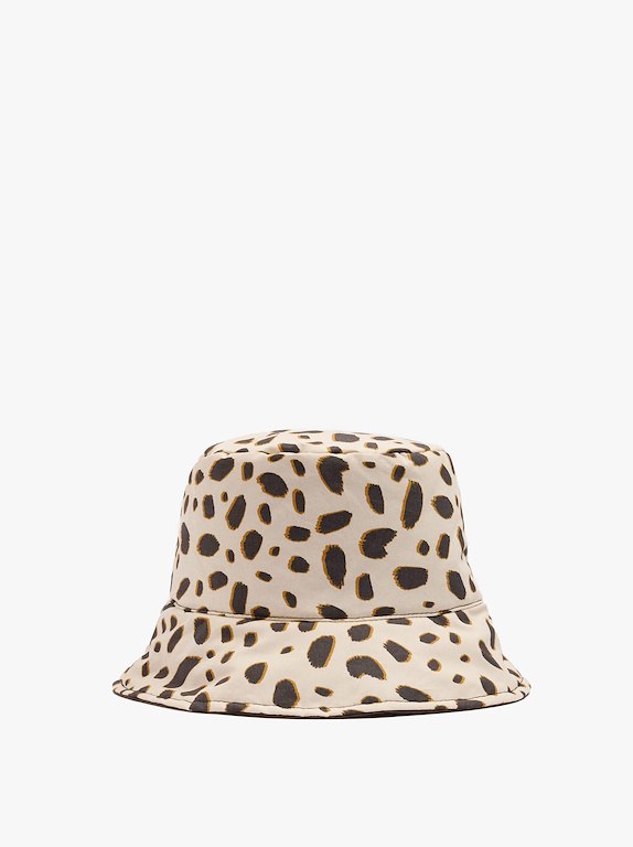 PRINTED ANIMAL NYLON BUCKET HAT