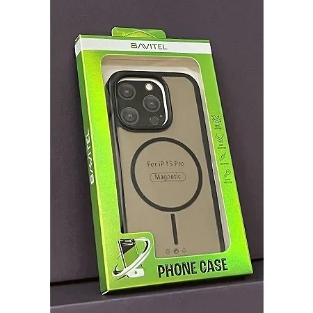 iPhone 15 Pro Bavitel MagSafe crna
