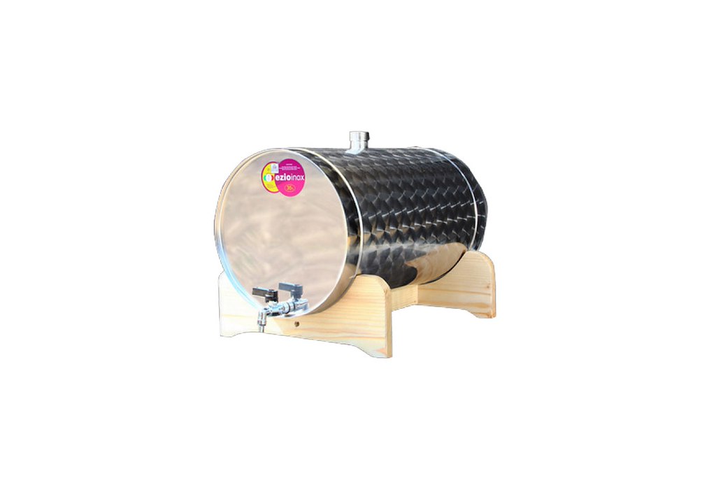 Inox bačva 35 l- horizontalna (za rakiju)- sa slavinom