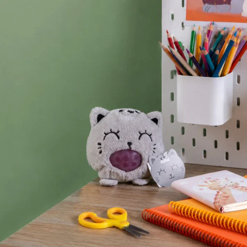 Mini Squishy Siva Mačka