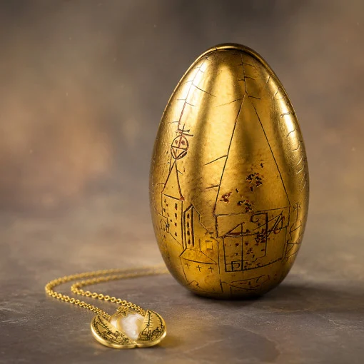 Harry Potter Golden Egg Set Sa Ogrlicom