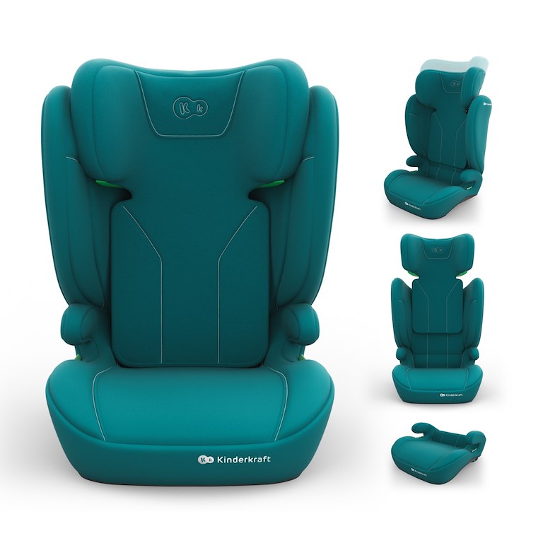 KINDERKRAFT AUTOSEDISTE I-SPARK 2 PLUS I SIZE GREEN