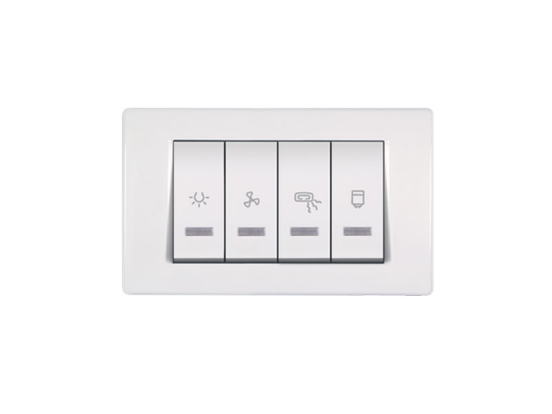 Sklopka za kupatilo MODE indikat. 2×10+2x16A 250V~ horiz., bela