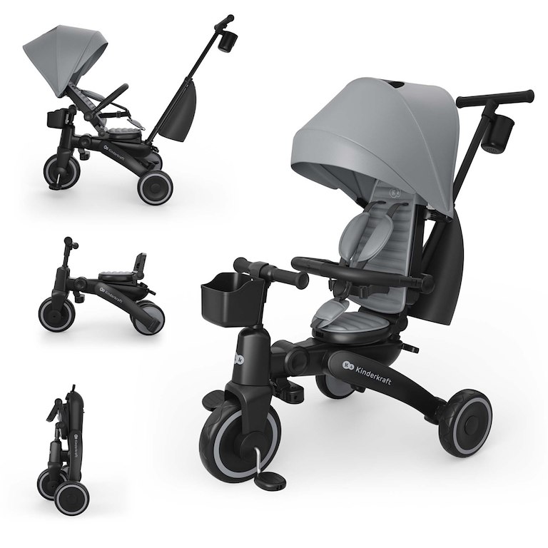 KINDERKRAFT TRICIKL JAZZ 3 GREY