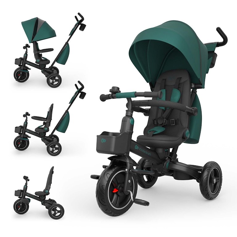 KINDERKRAFT TRICIKL SPINSTEP 2 PLUS GREEN
