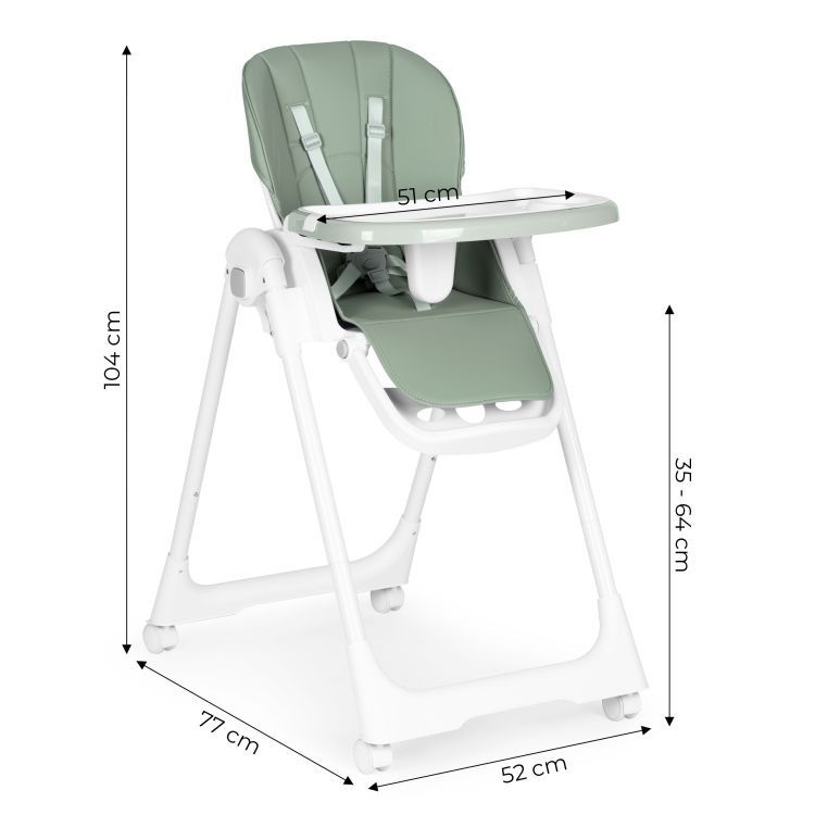 HRANILICA ZA BEBE ECOTOYS DUPLA TACNA GREEN