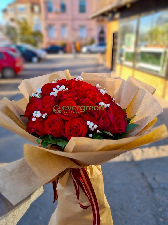 Buket – 100 – Buket Od Crvenih Ruza