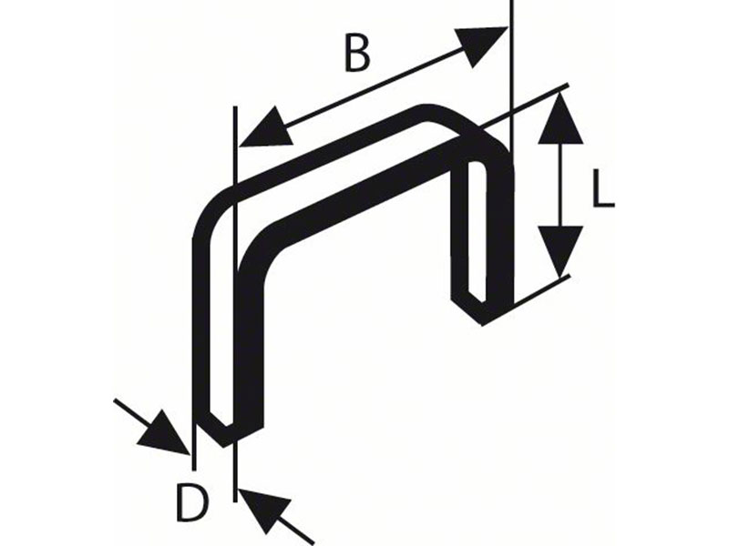 KLAMARICE 11,4×0,74x8mm TIP 53 1000 KOM
