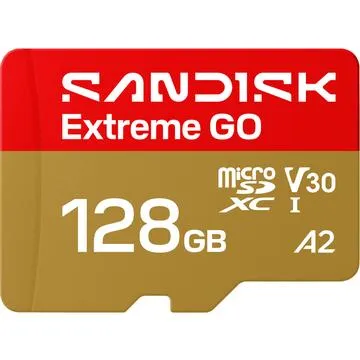 SANDISK EXTREME GO MICROSDXC MEMORY CARD SDSQXGN-128G-GN6MN - 128GB