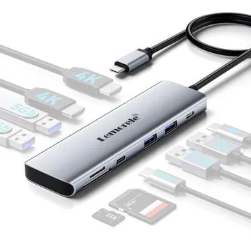 LEMORELE TC91 10-IN-1 USB-C HUB - GREY