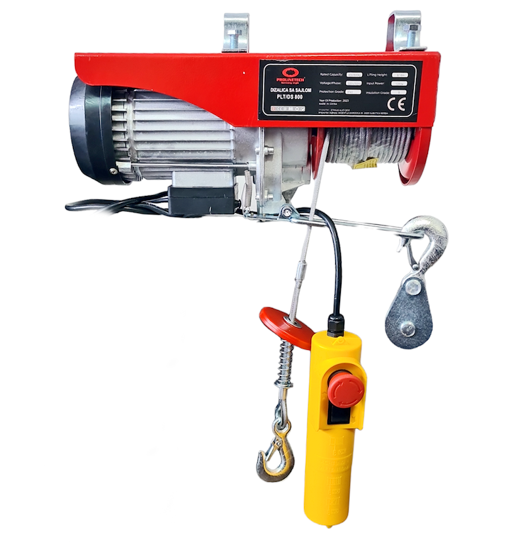 PROLINETECH Dizalica sa sajlom – Vrabac 400/800kg Germany Style PLT/DS800