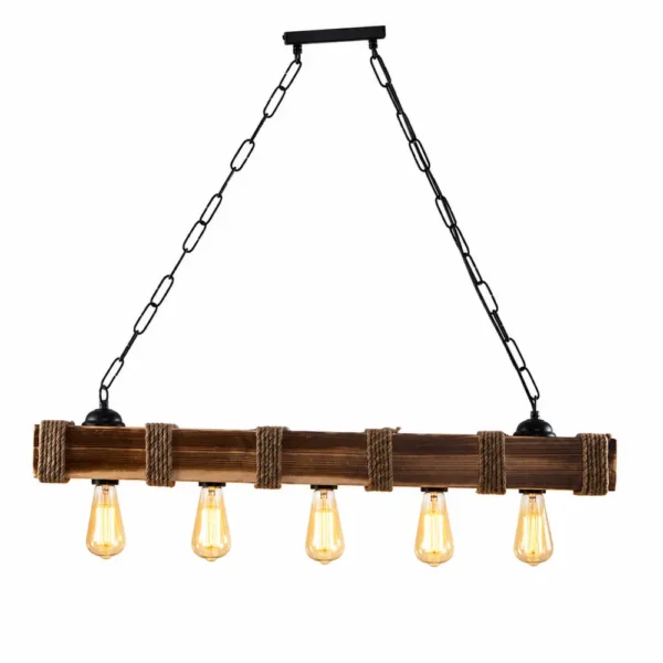 MV Lux Vento 1435-83-05 | Luster | drvo | 5xE27