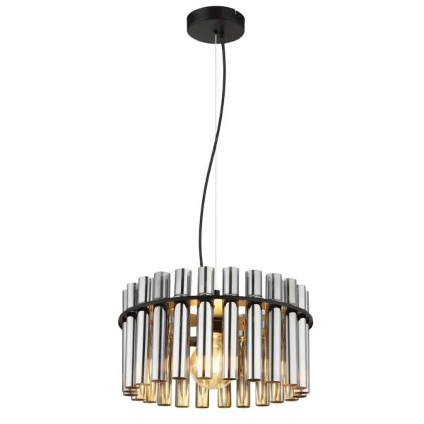 Globo Gorley 156980H | Visilica | crna | E27