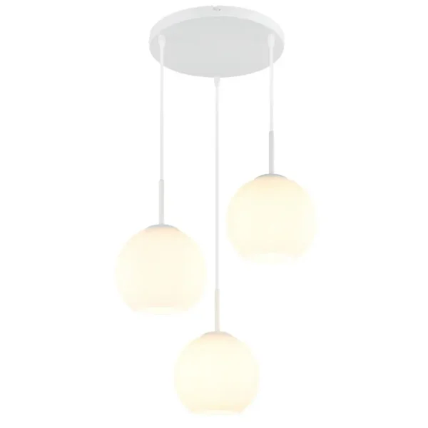 Globo Andre 15948-3R | Visilica | bela | 3xE27