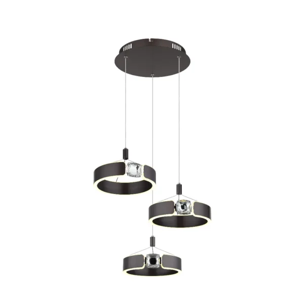 Globo Hendricks 67349-3HR | Visilica | antracit | LED