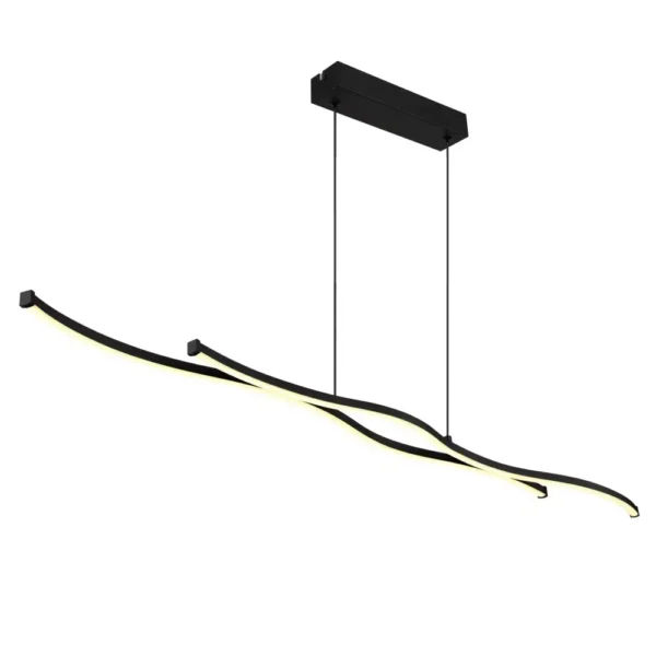 Globo Boyd 67336-30H | Visilica | crna | LED