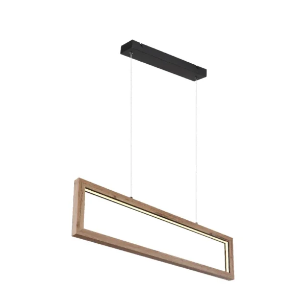 Globo Mandera 67287H | Visilica | crna-drvo | LED