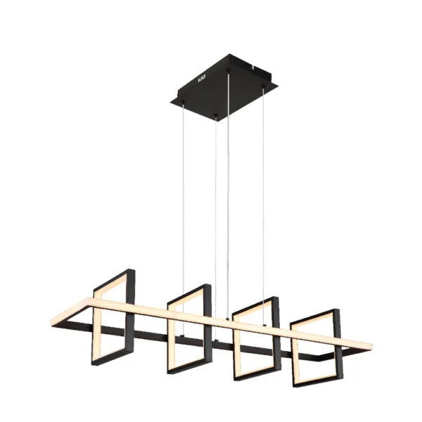 Globo Wolfhard 67194-60 | Visilica | crna | LED