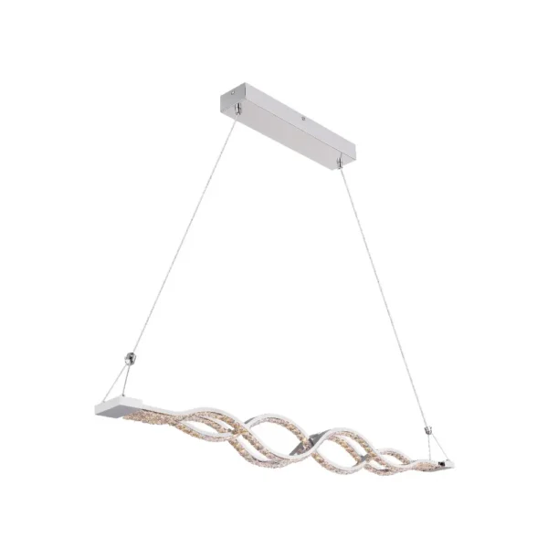 Globo Pilla 67109-30 | Visilica | hrom-providna | LED