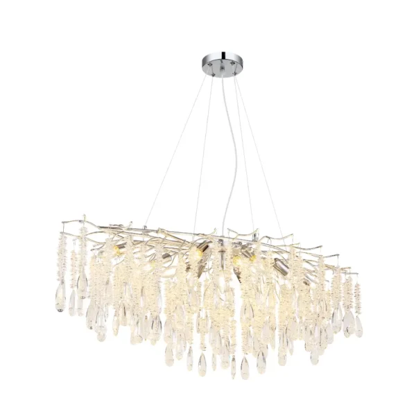 Globo Kinga 64141H2 | Luster | srebrna | 12xE14