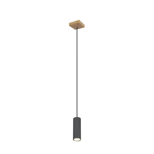 Globo Robby 57911HG | Visilica | drvo-antracit | GU10