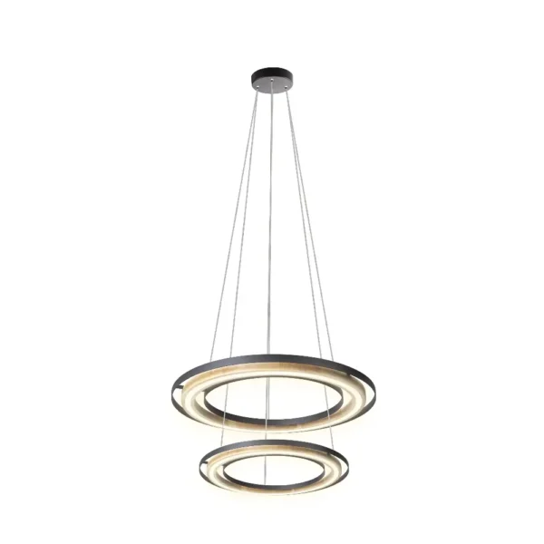 Globo Rilas 32372208X | Visilica | crna-drvo | LED