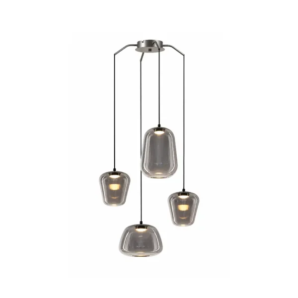 Mitea Eterna Map9461-4 | Visilica | crna | LED