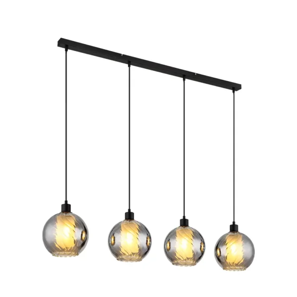 Globo Ulf 30280408 | Visilica | crna | 4xE27