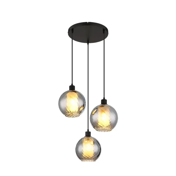 Globo Ulf 30280308 | Visilica | crna | 3xE27