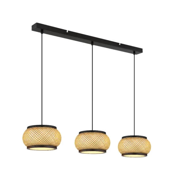 Globo Bambora 16064-3H | Visilica | crna | LED