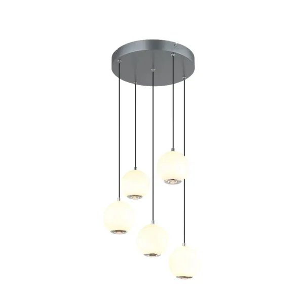 Globo Simmons 16062-5H | Visilica | antracit | LED