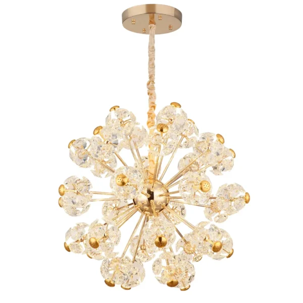 Globo Floriella 16023H3 | Luster | zlatna | LED